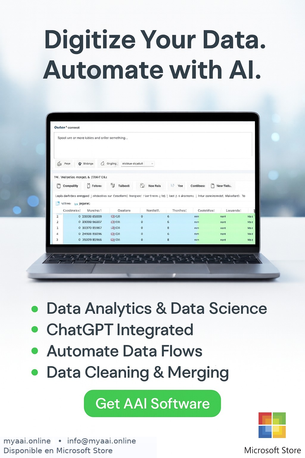AAI Software · No-Code Analytics, Automation & AI Agents